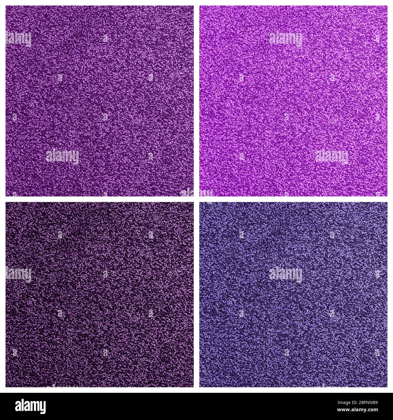 Collage with carpet samples of different colors, closeup Stock Photo ...