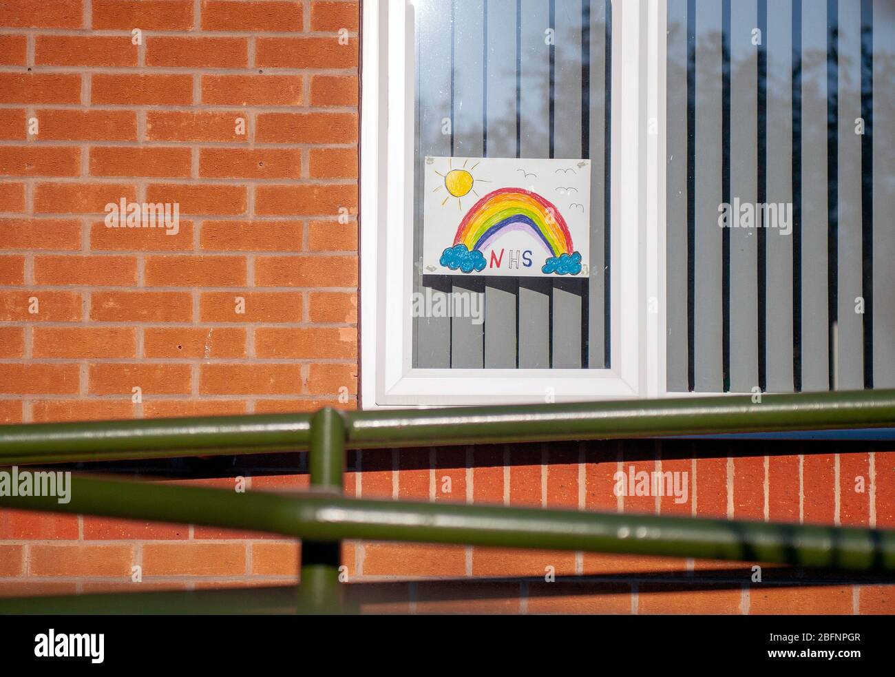 Colourful hand drawn rainbows and heartfelt messages to NHS workers ...