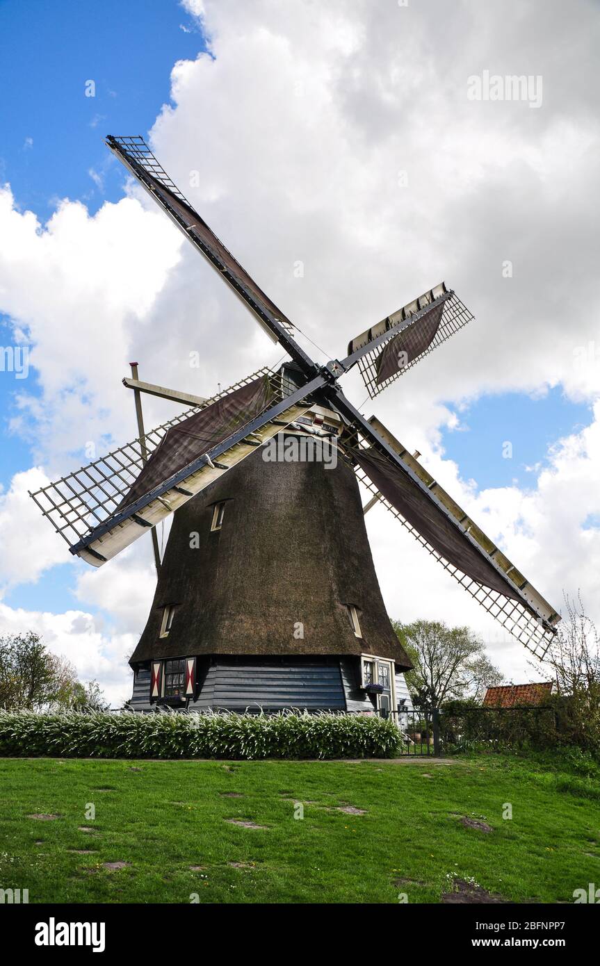 Windmill outside of Rotterdam Stock Photo - Alamy