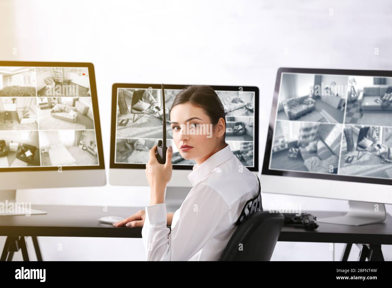 Safety of private property and modern technology. Safeguard monitoring ...