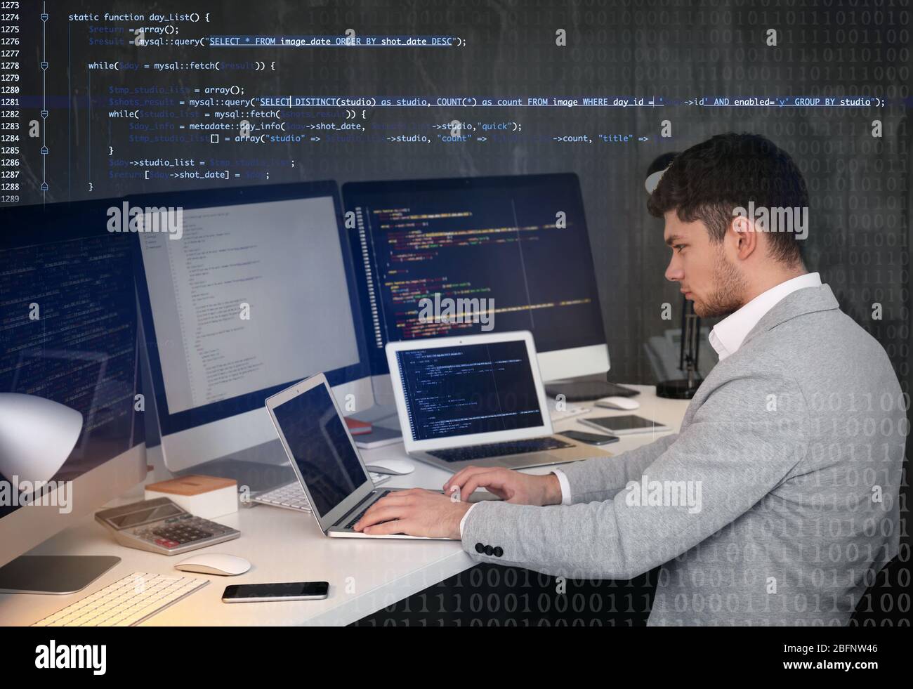 Database concept script in hi-res stock photography and images - Alamy