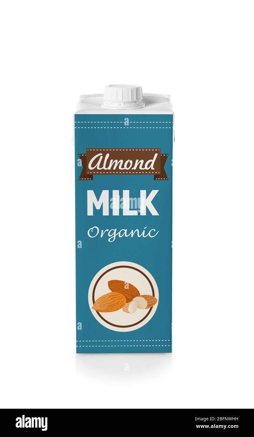 Almond label design Cut Out Stock Images & Pictures - Alamy