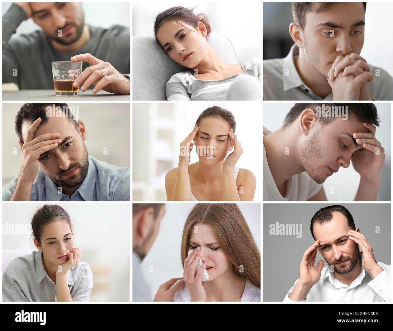 Depression, patient, melancholy hi-res stock photography and images - Alamy