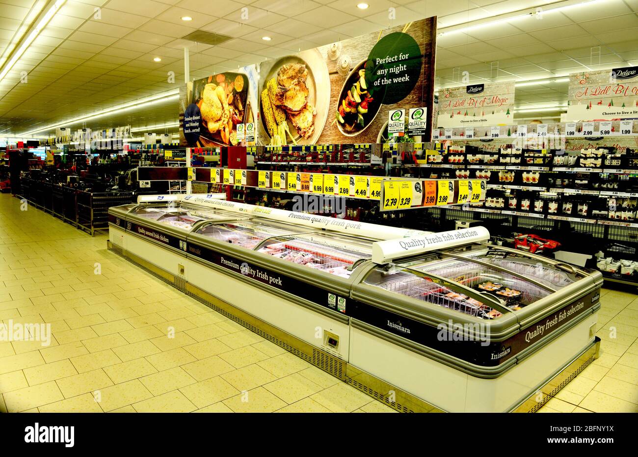 Close up of a shopping aisle Stock Photo - Alamy