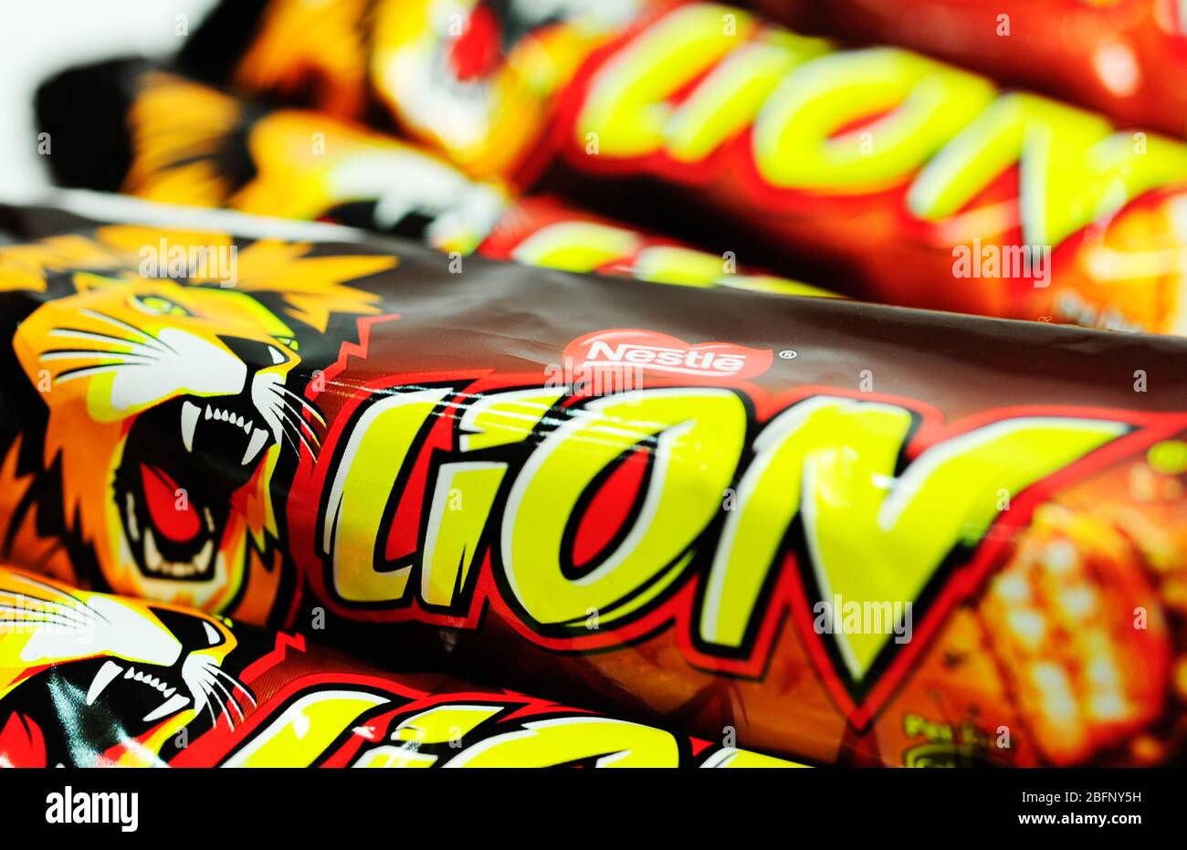 Nestle lion chocolate bars hi-res stock photography and images - Alamy