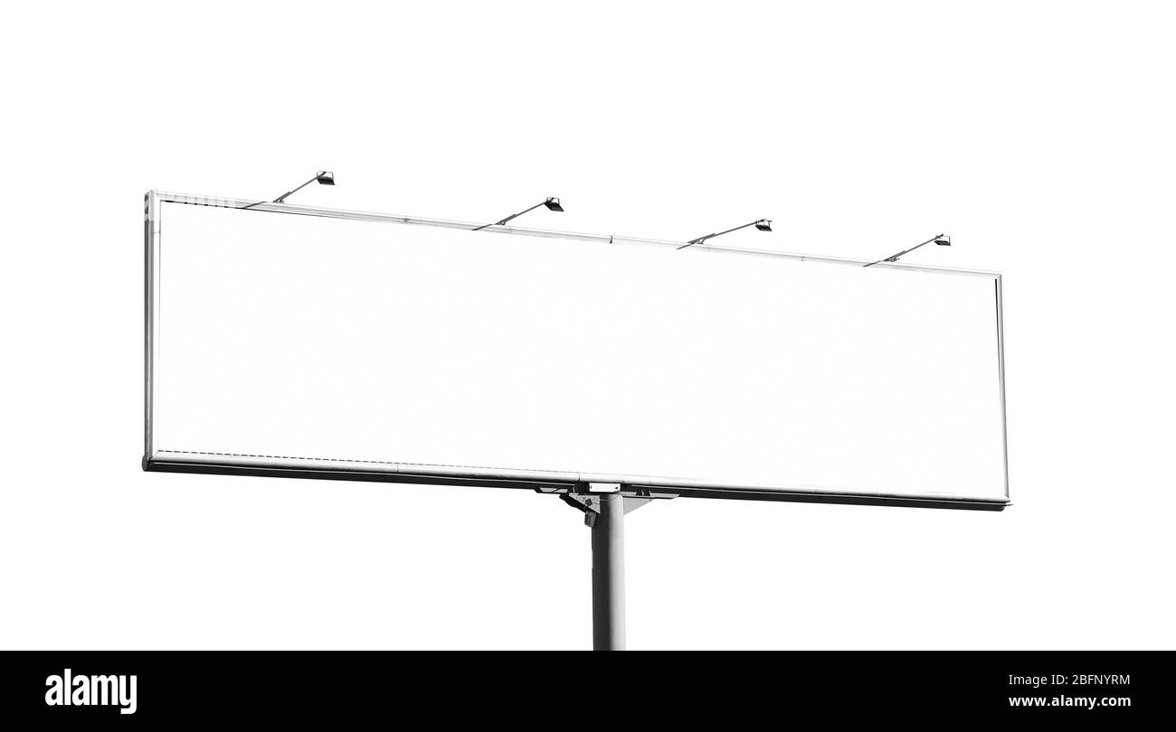 Print advertising billboard Black and White Stock Photos & Images - Alamy