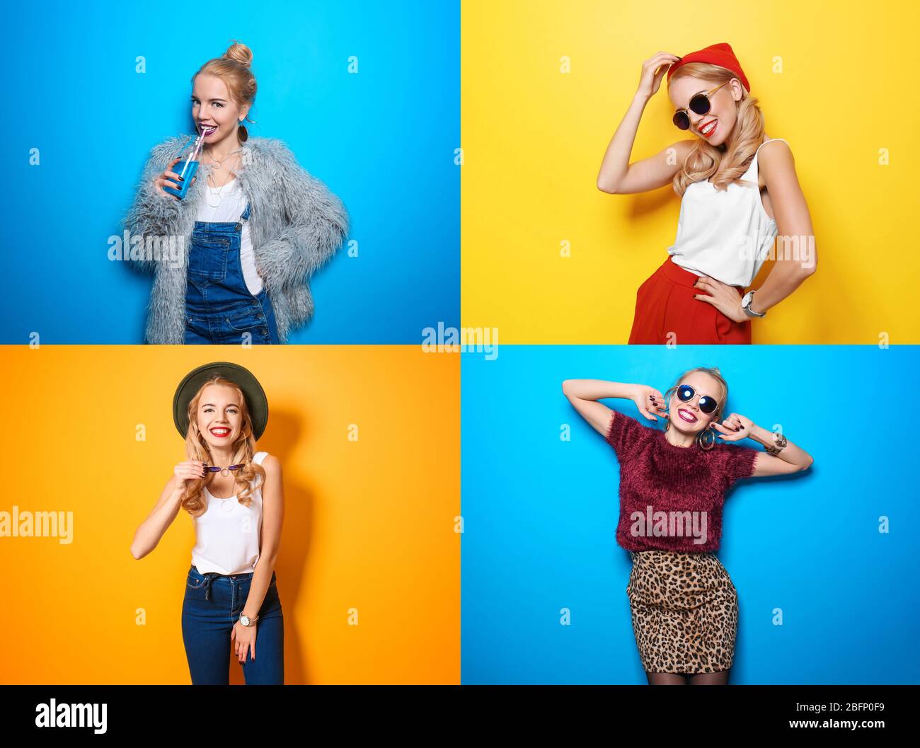 Fashion Collages Backgrounds