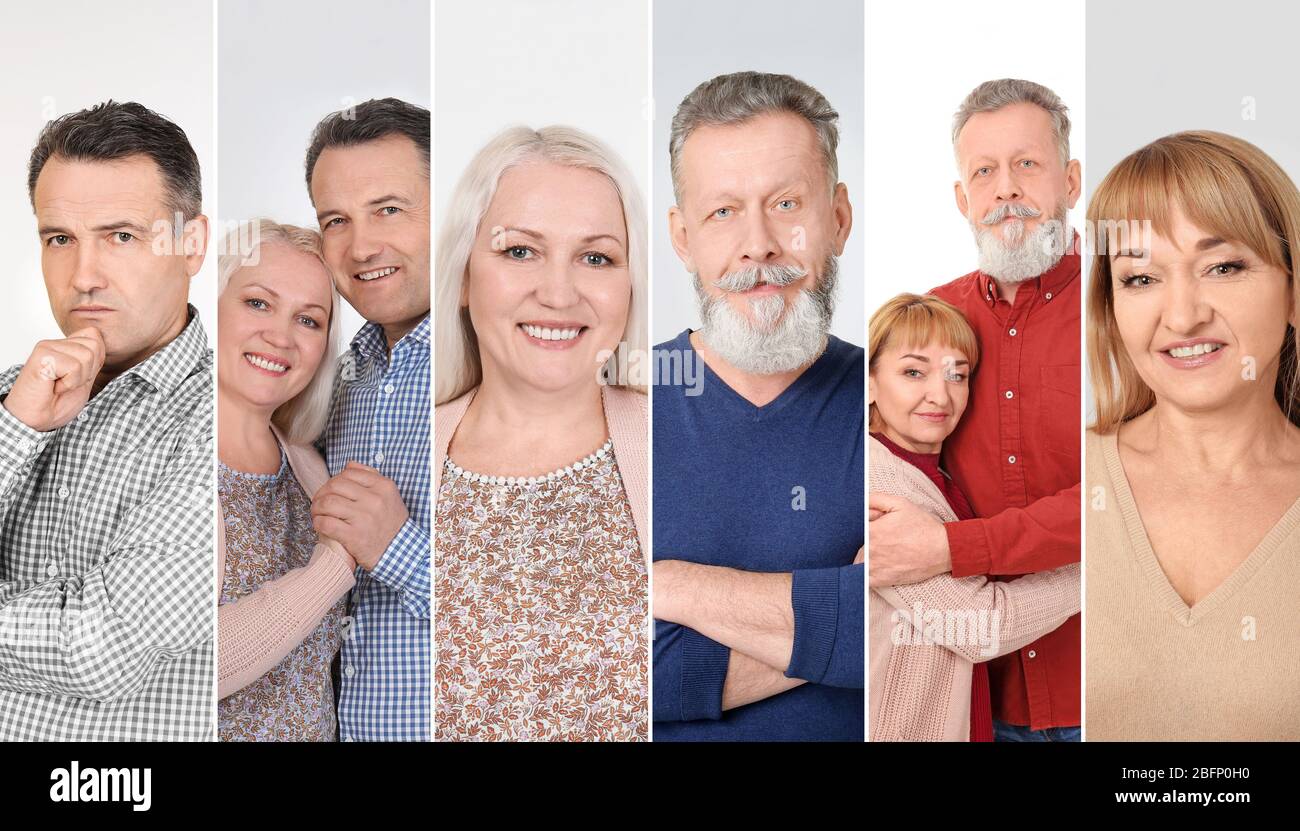 Serious mature woman family background hi-res stock photography and ...