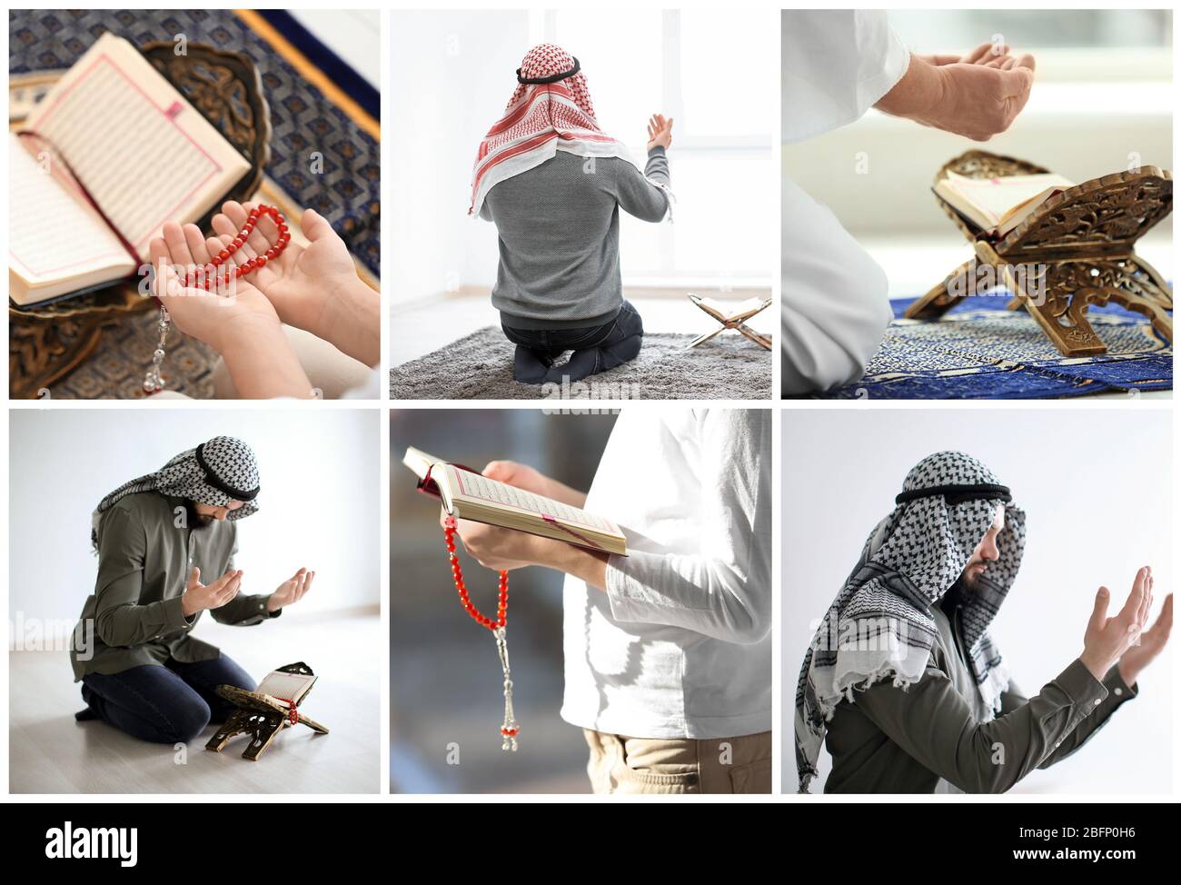 Muslim praying home Cut Out Stock Images & Pictures - Alamy