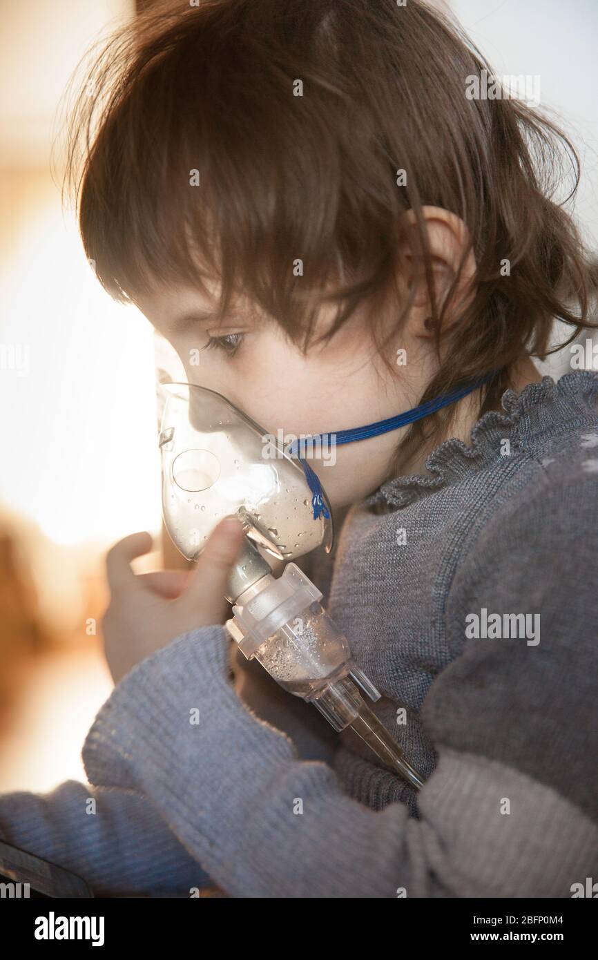 Covid-19. Pandemic and home isolation. Children and medical treatment ...