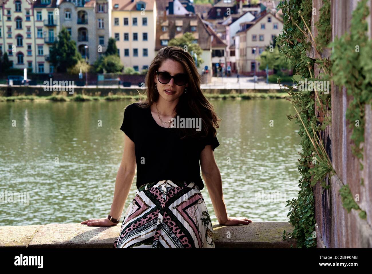 Woman models in Heidelberg at corona times Stock Photo - Alamy