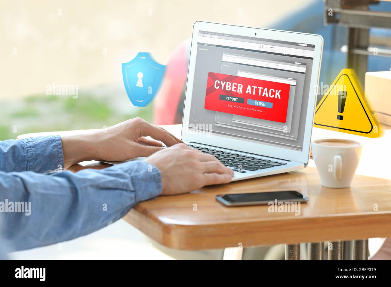 System breach notification hi-res stock photography and images - Alamy