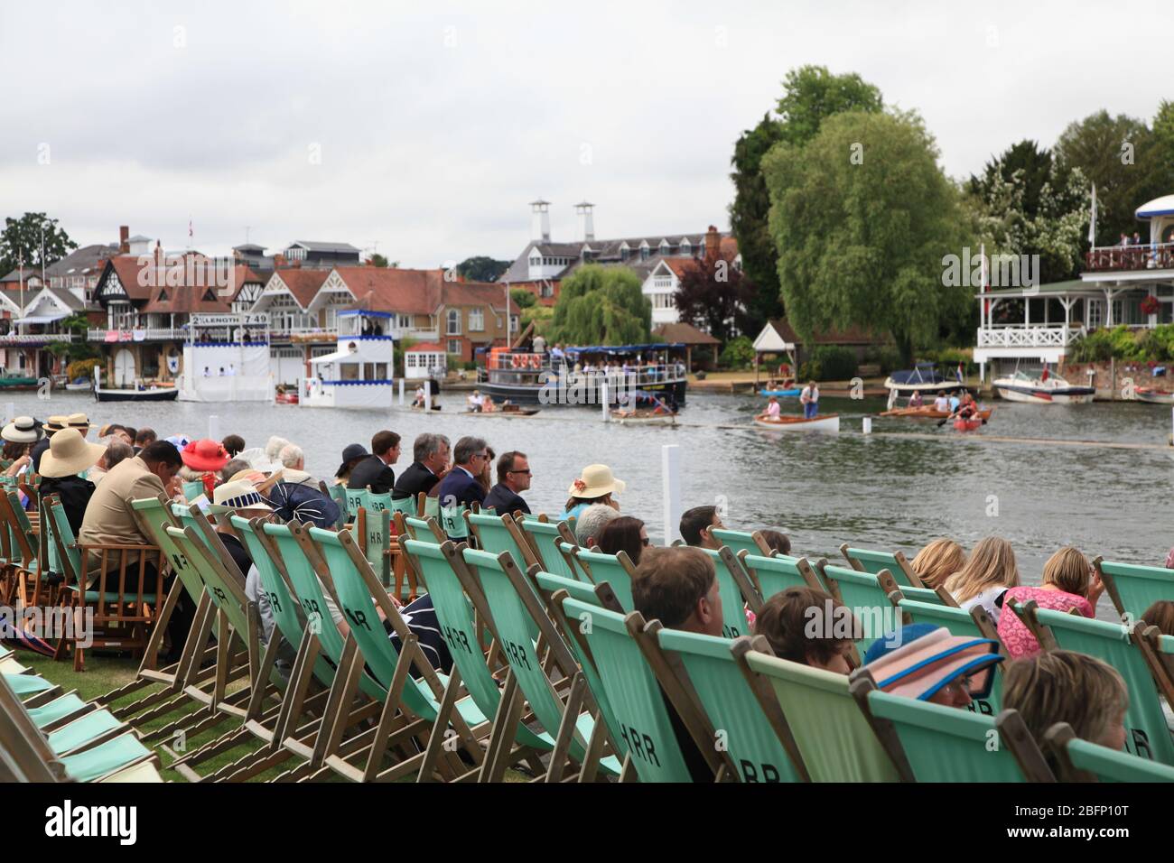 Henley Regatta Member's Enclosure Stock Photo - Alamy
