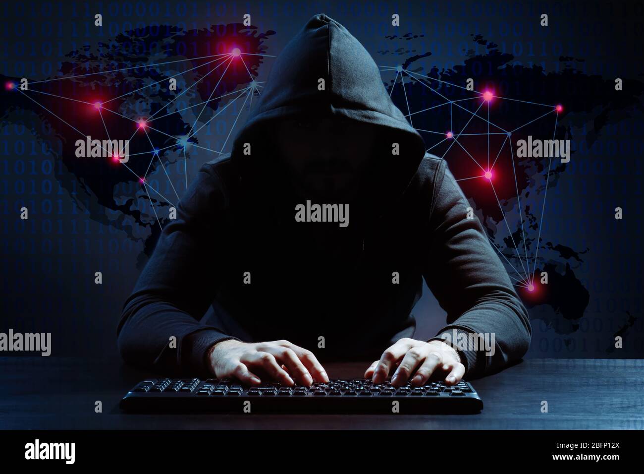 Cyber security global attack map hi-res stock photography and images ...