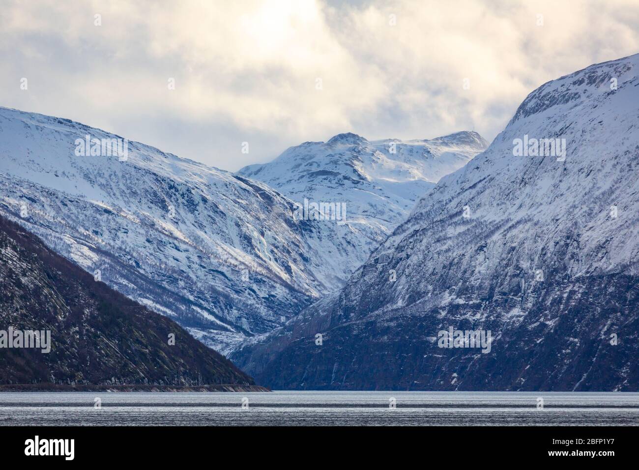 Cruise along the Norwegian coast Stock Photo - Alamy