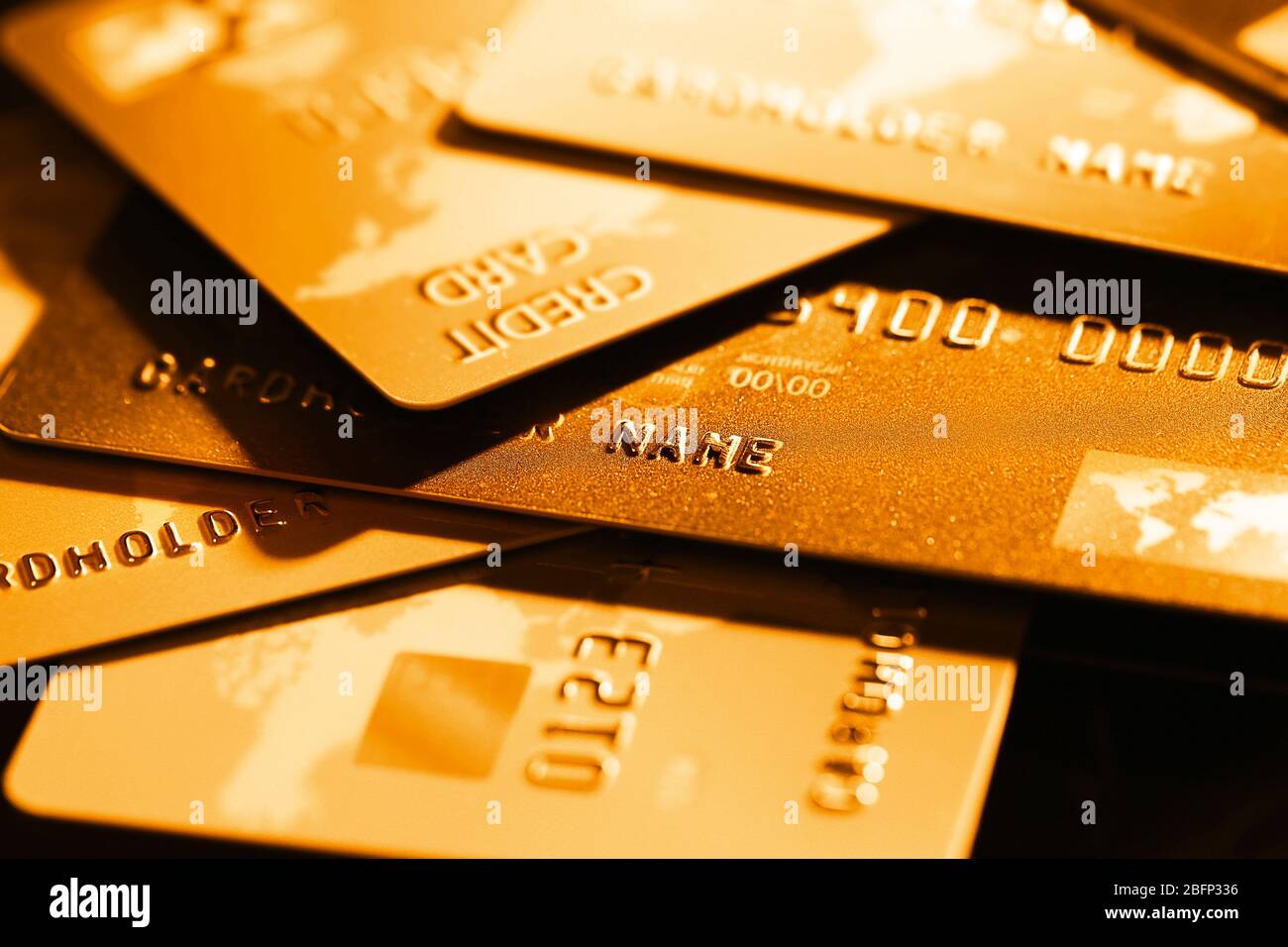 Credit cards, close up Stock Photo - Alamy