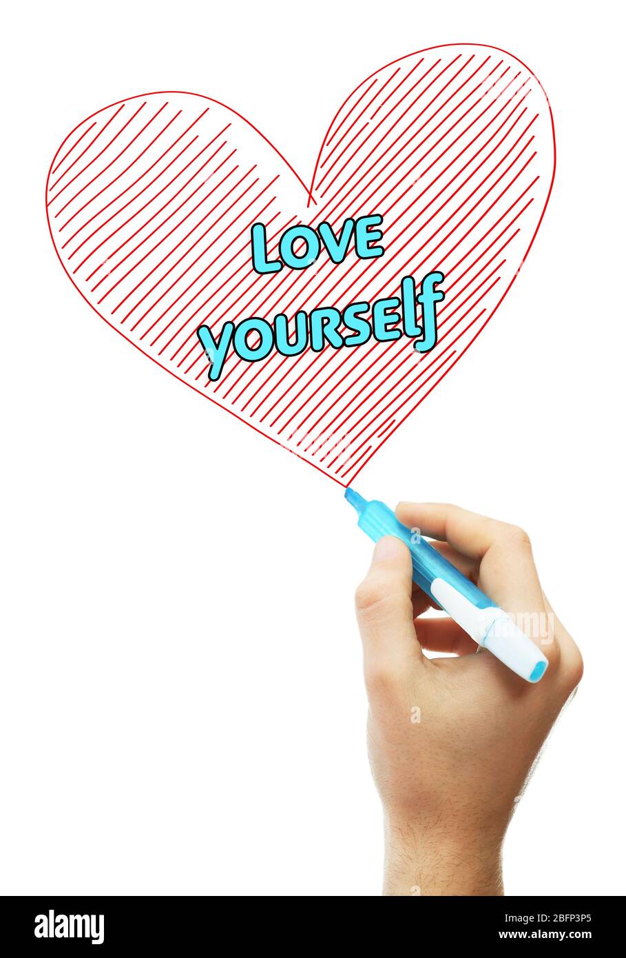 Self love message Cut Out Stock Images & Pictures - Alamy