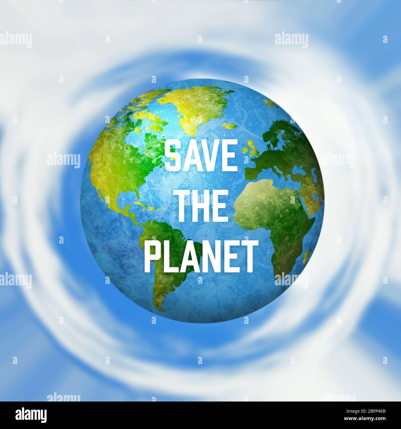 Save planet concept Stock Photo - Alamy