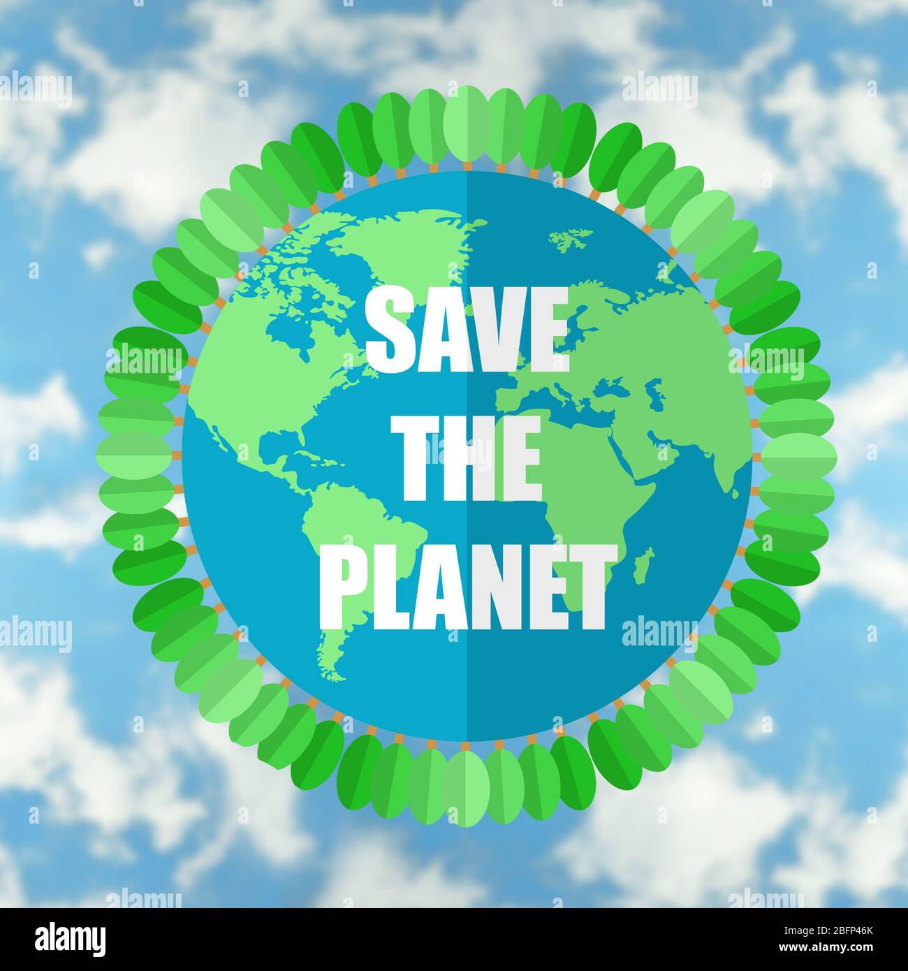 Save planet concept Stock Photo - Alamy