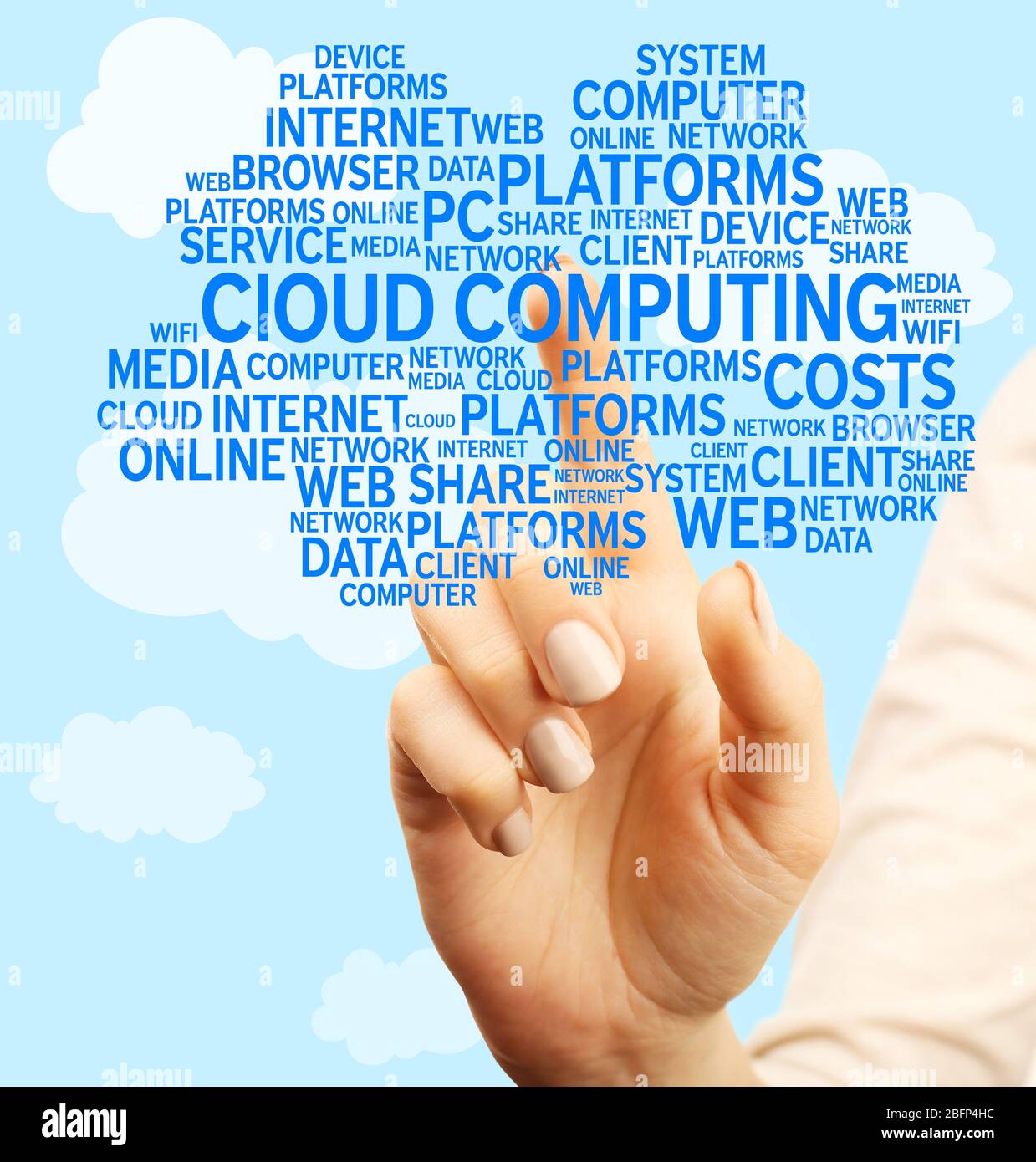 Cloud computing concept Stock Photo - Alamy