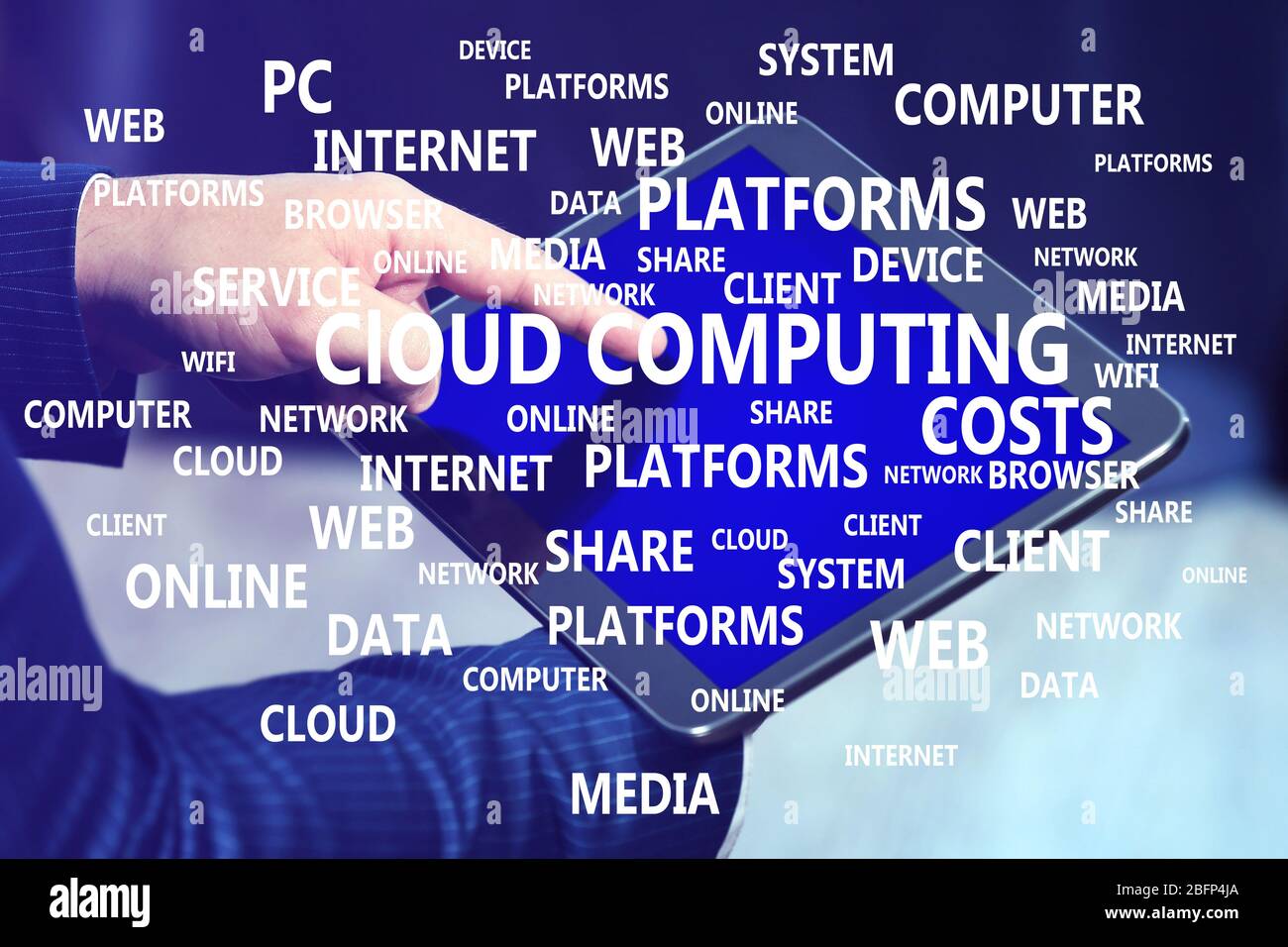 Cloud computing concept Stock Photo - Alamy