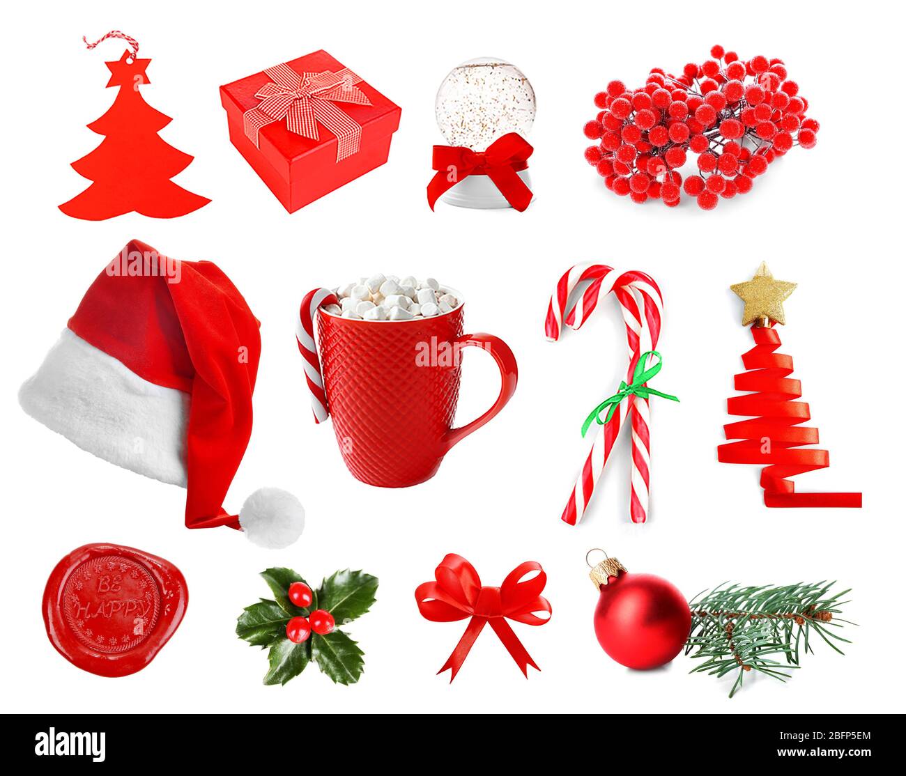Red mug christmas tree Cut Out Stock Images & Pictures - Alamy
