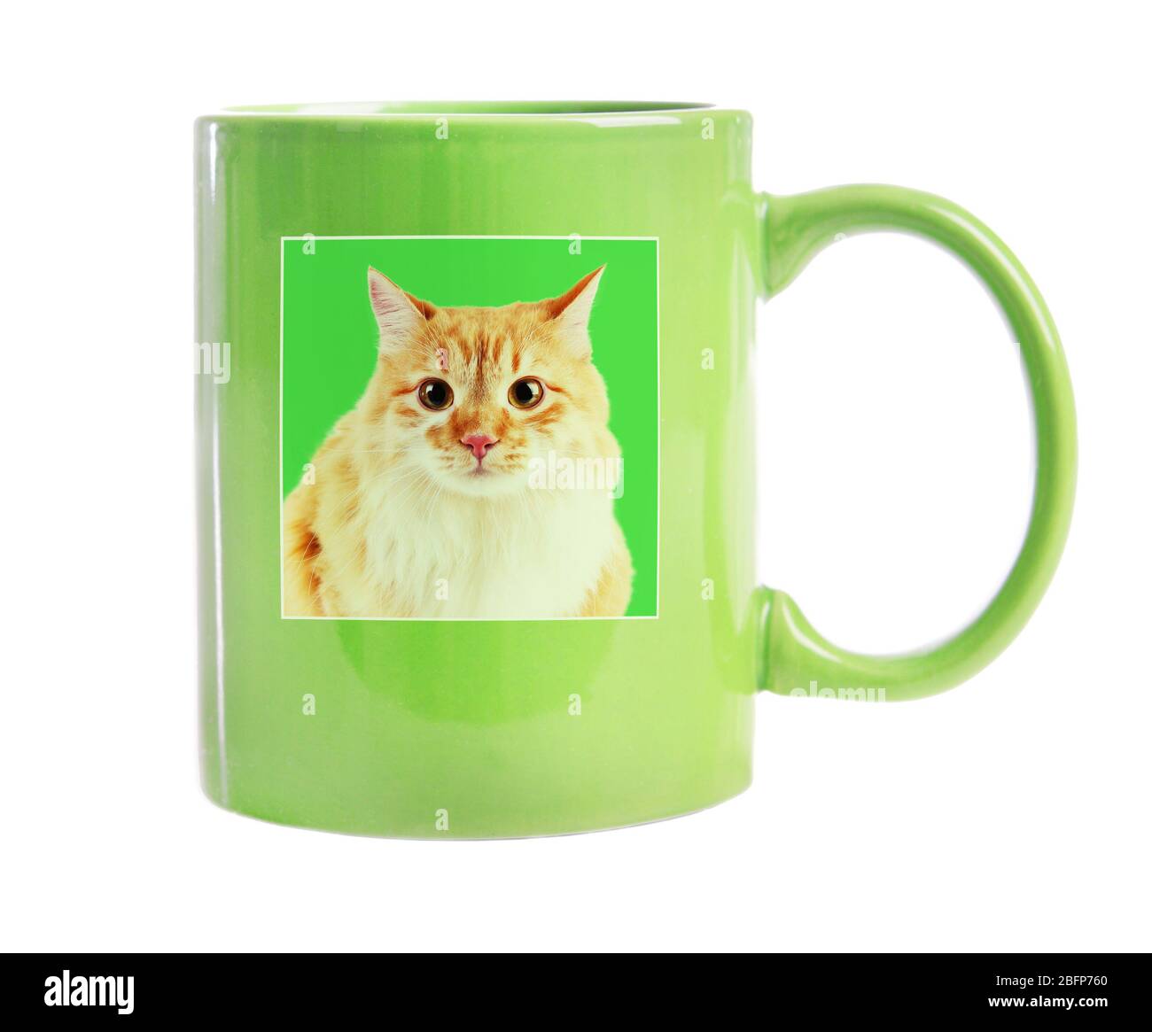 Tea cat cup on Cut Out Stock Images & Pictures - Alamy