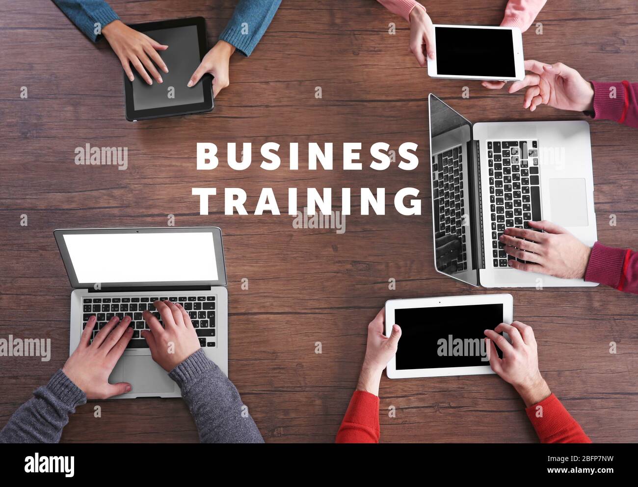 Business training concept Stock Photo - Alamy