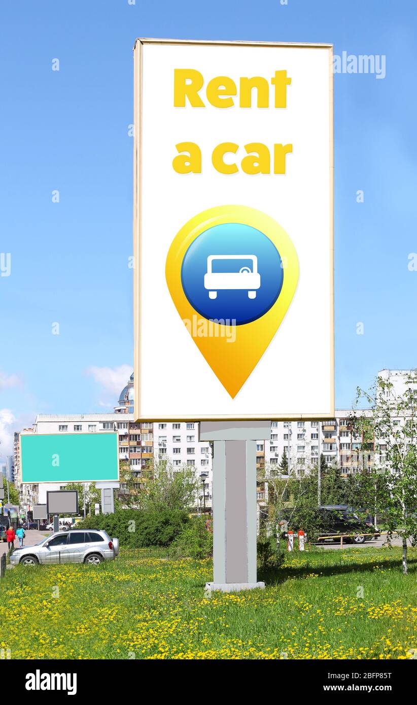 Space for rent billboard hi-res stock photography and images - Alamy