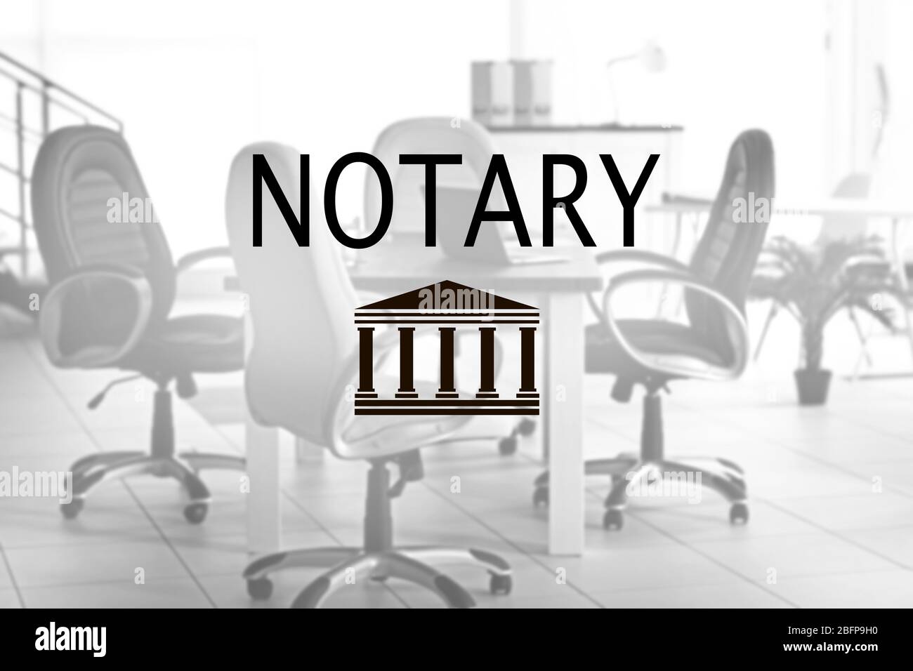 NOTARY. Modern office Stock Photo - Alamy
