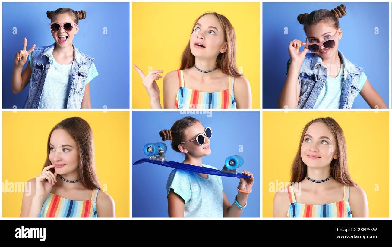 Teenager girls Cut Out Stock Images & Pictures - Alamy