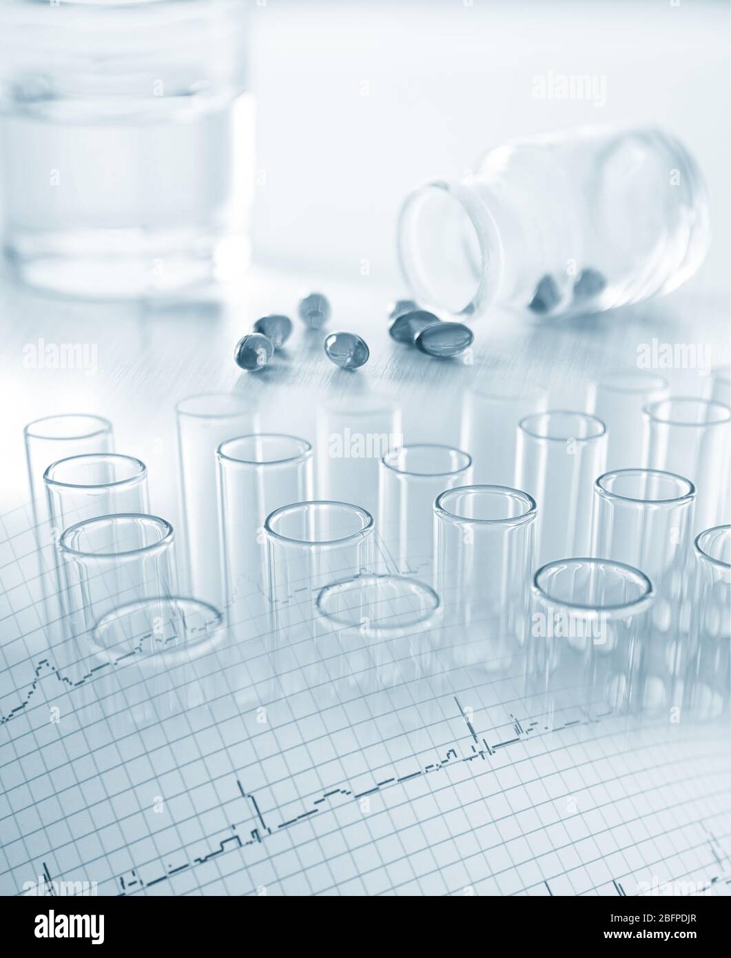 Medical equipment collage, closeup. Cardiology concept Stock Photo - Alamy