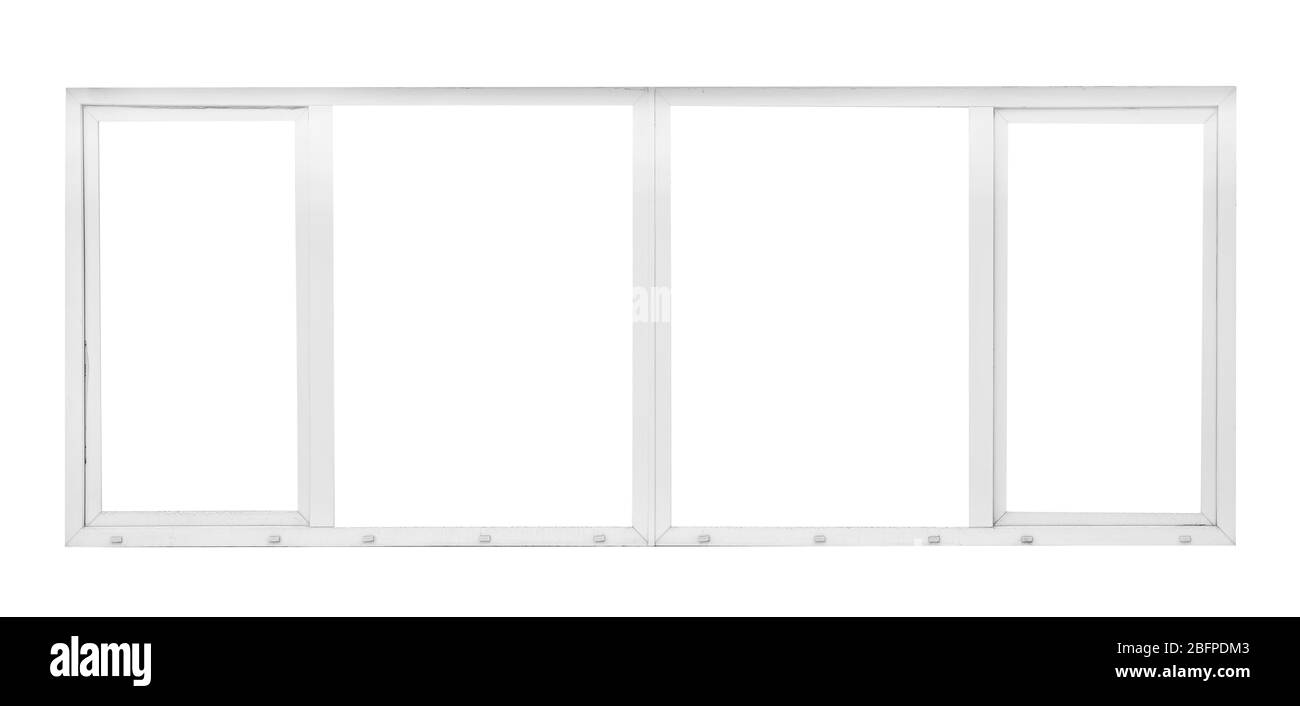 Window on white background Stock Photo - Alamy