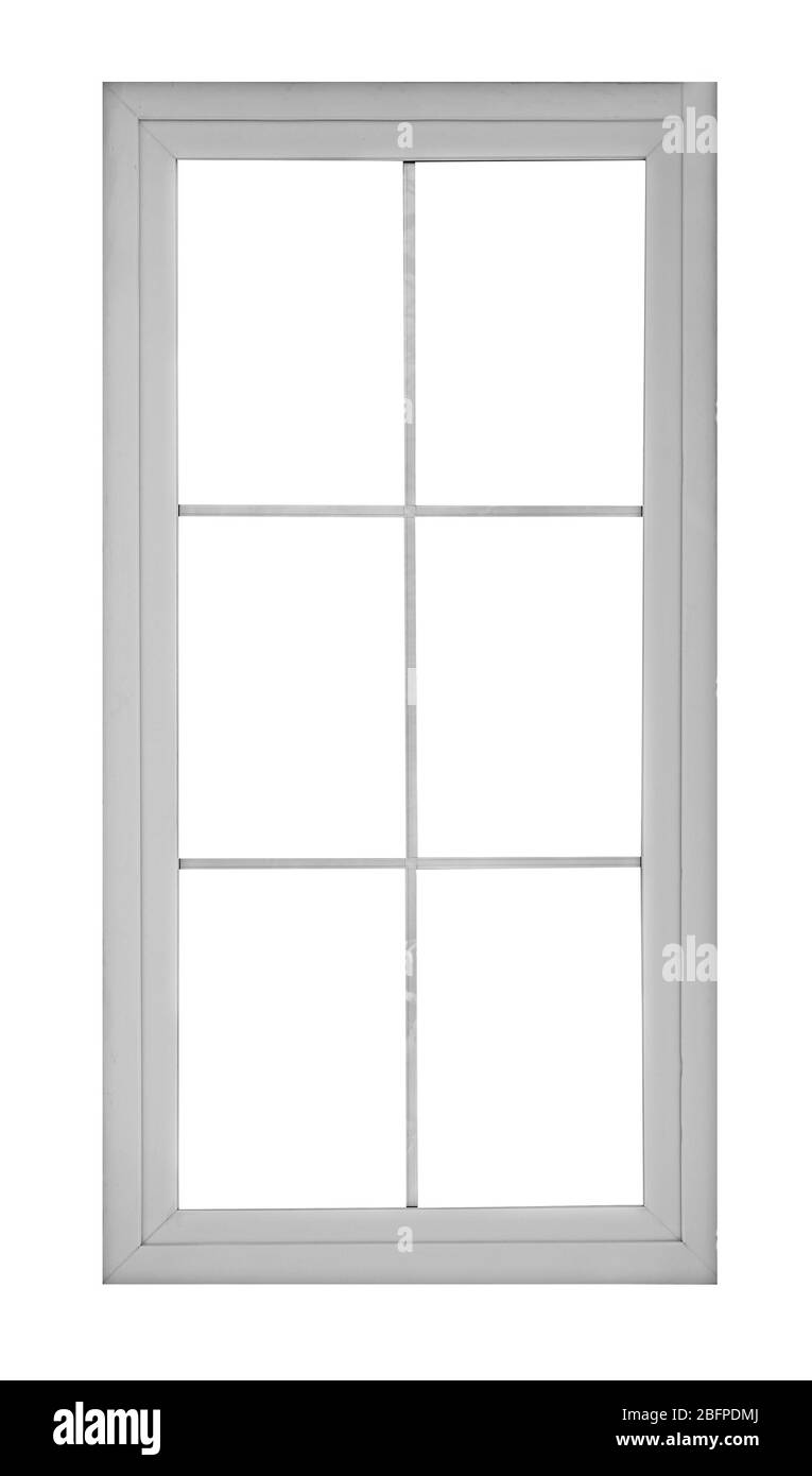Window on white background Stock Photo - Alamy