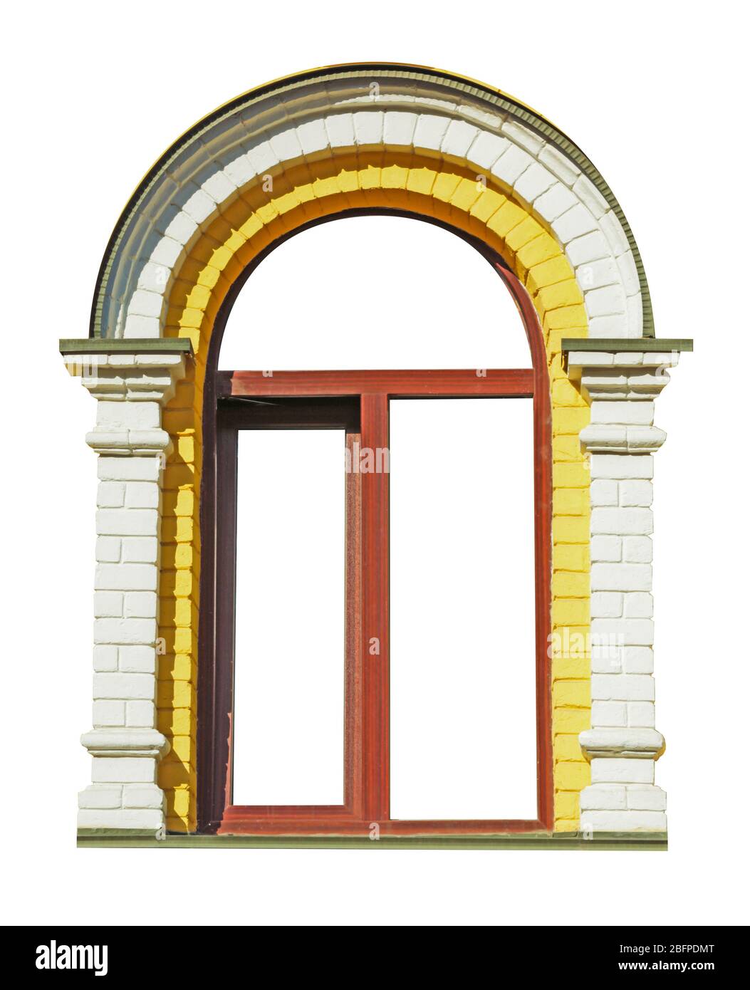 Window on white background Stock Photo - Alamy