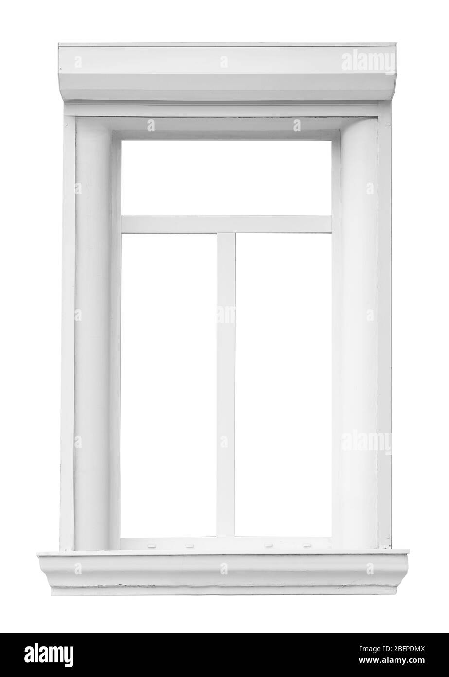 Window on white background Stock Photo - Alamy