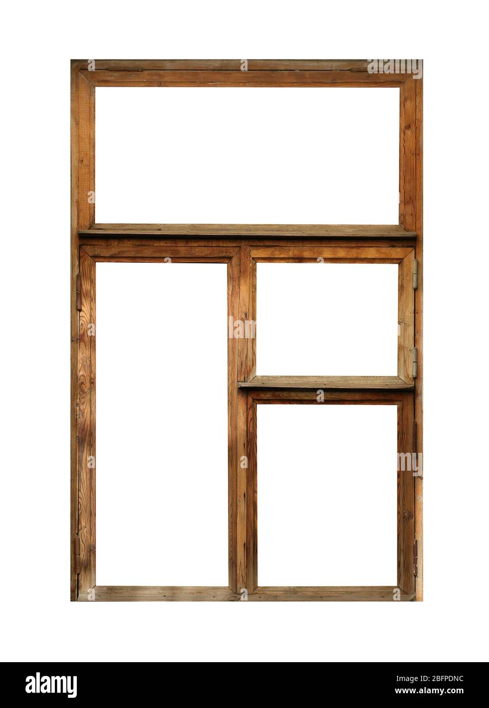 Decorated window frame Cut Out Stock Images & Pictures - Alamy