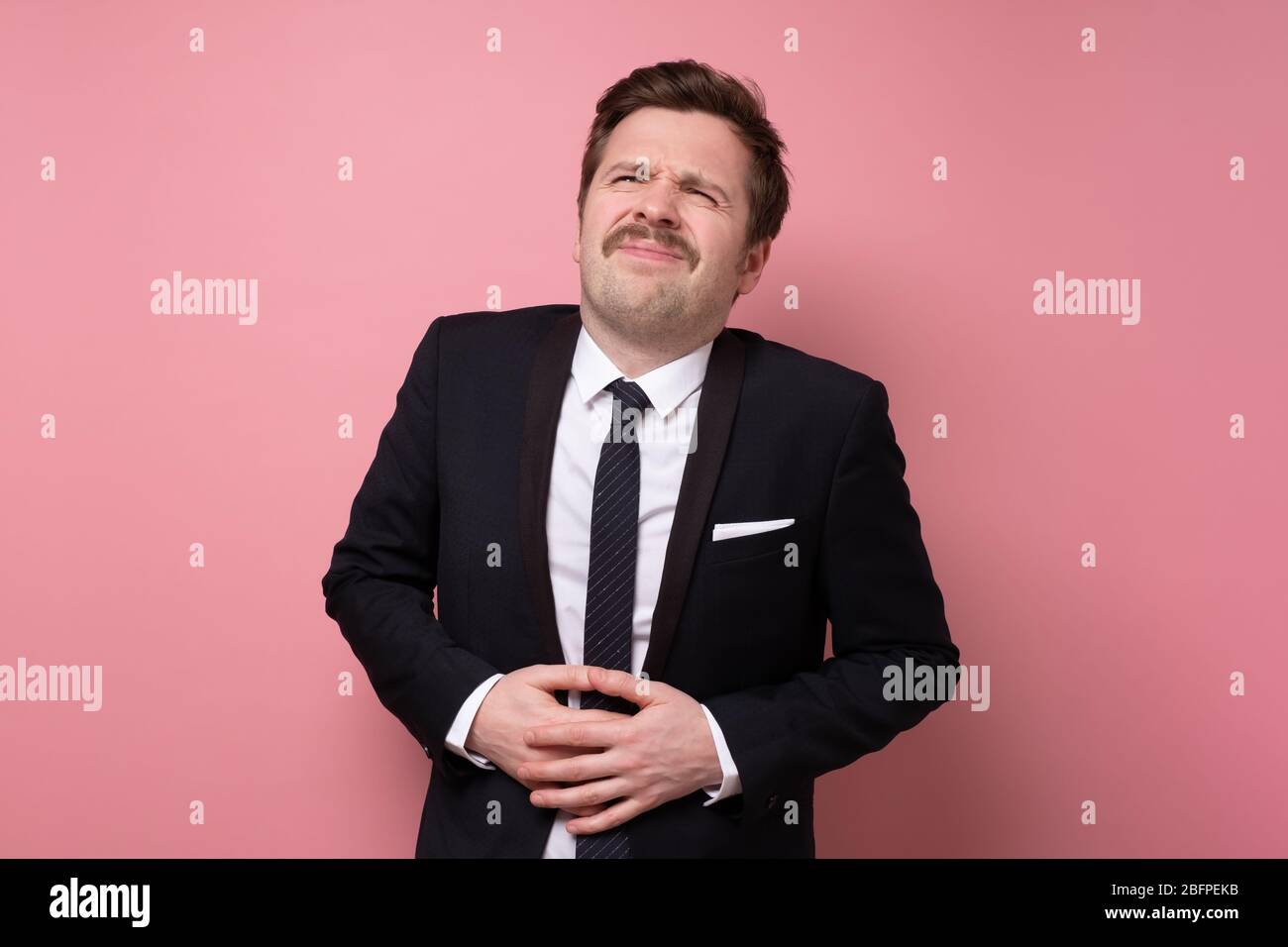 Flu shot businessman press hi-res stock photography and images - Alamy