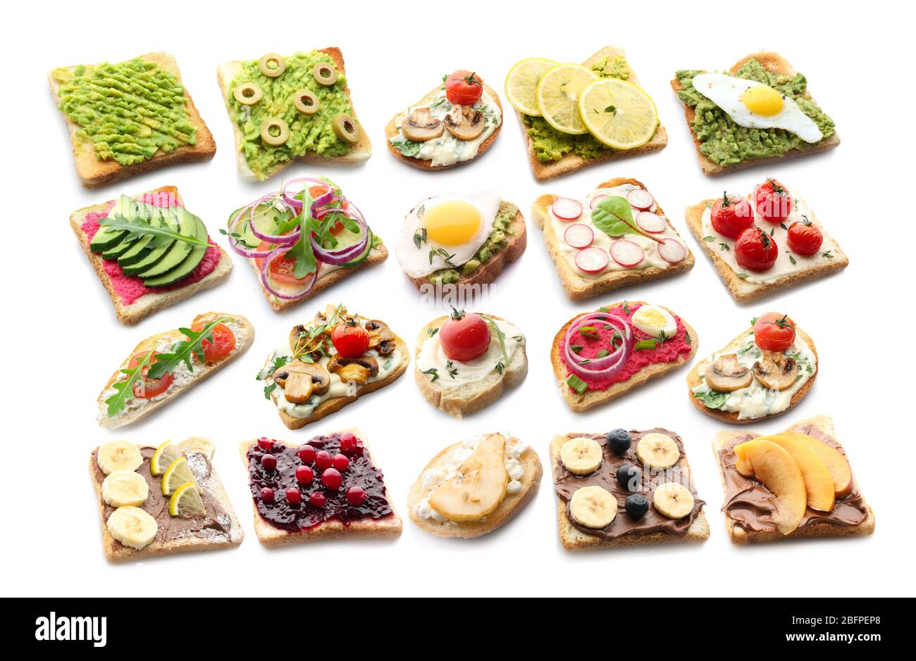 Tasty spread bread fried Cut Out Stock Images & Pictures - Alamy
