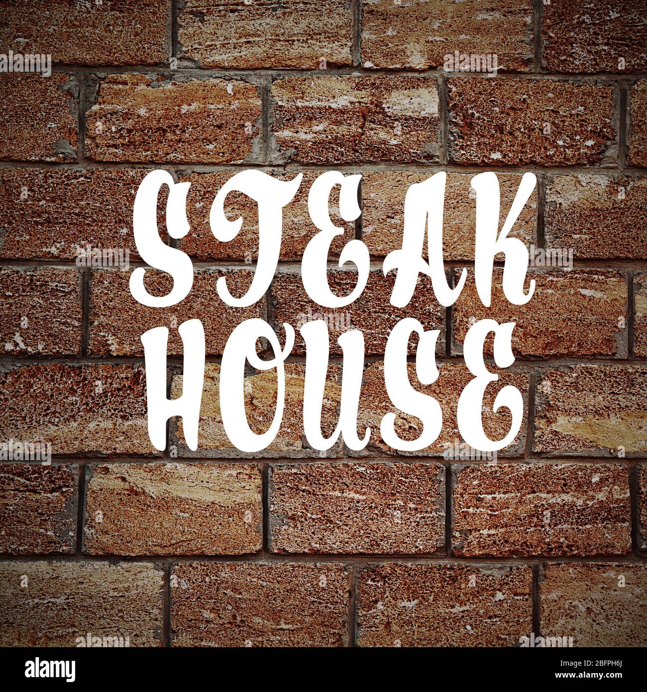 Vintage grill steak house hi-res stock photography and images - Alamy