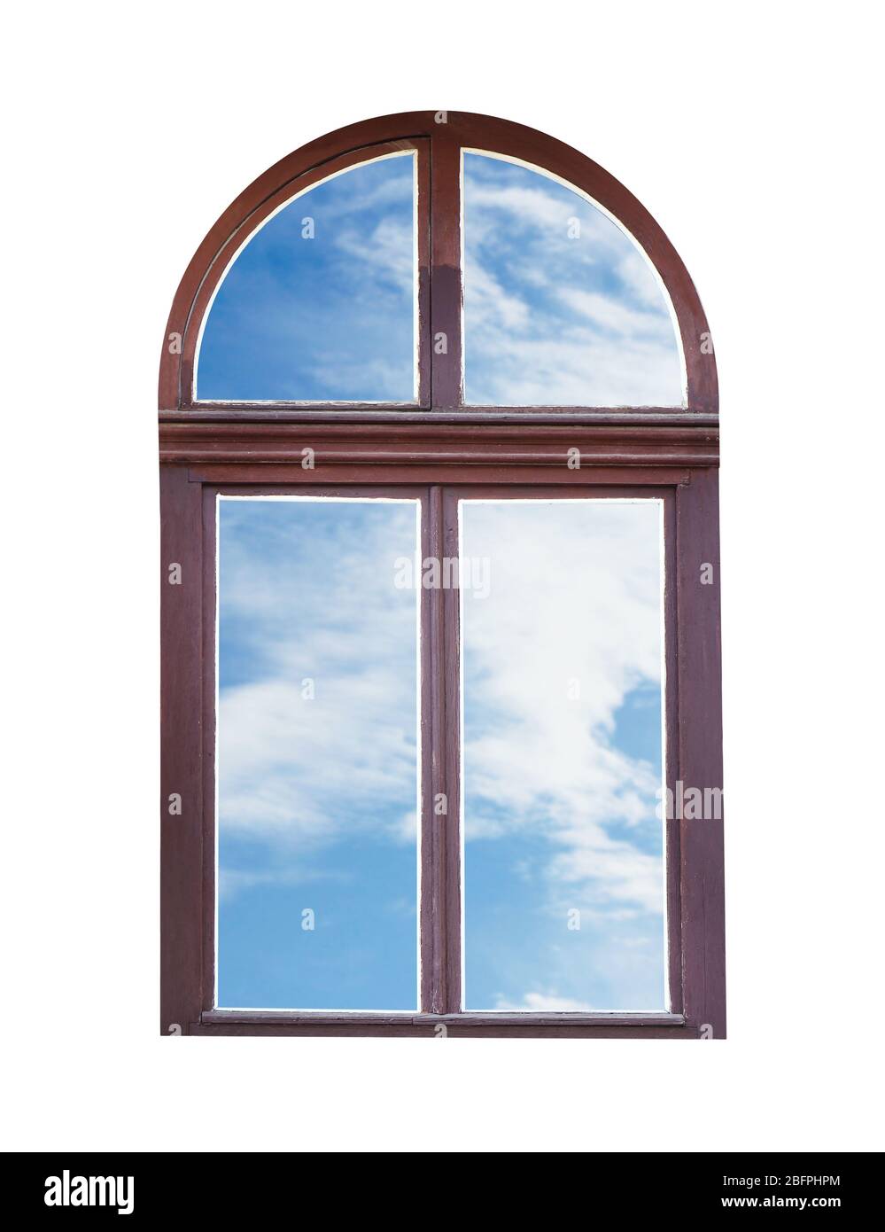 Blue glazed structure Cut Out Stock Images & Pictures - Alamy