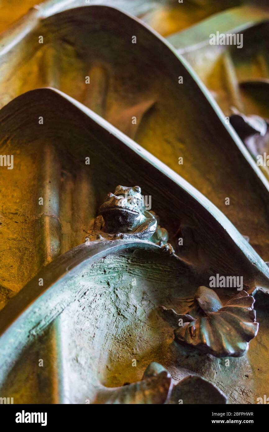 BARCELONA, SPAIN - 13 JANUARY 2018: Elements of insects, flowers, birds ...
