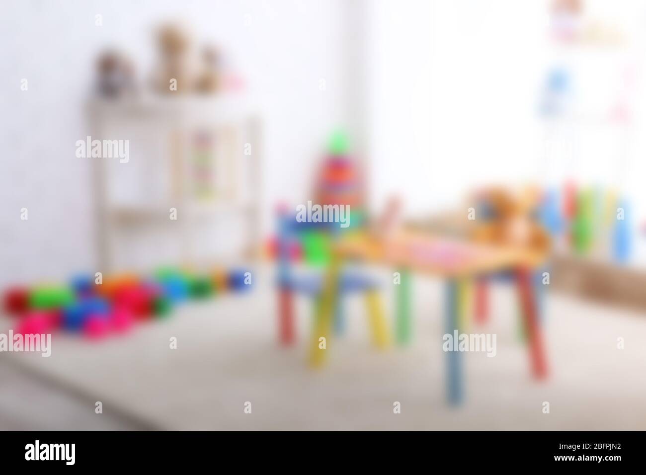 Empty daycare interior children hi-res stock photography and images - Alamy