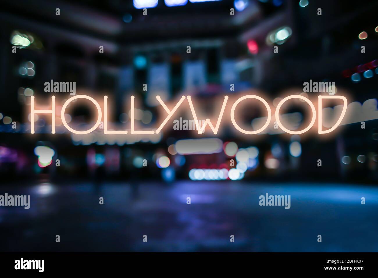 Hollywood Lights Background