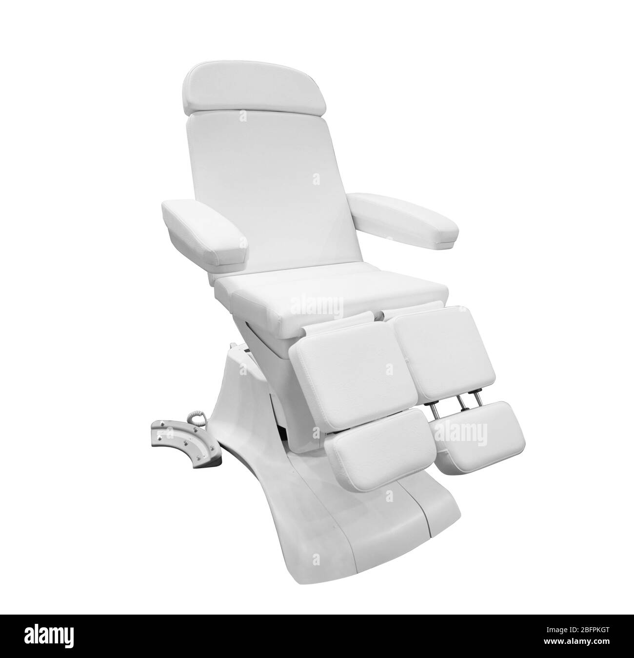 Modern spa chair on white background Stock Photo - Alamy