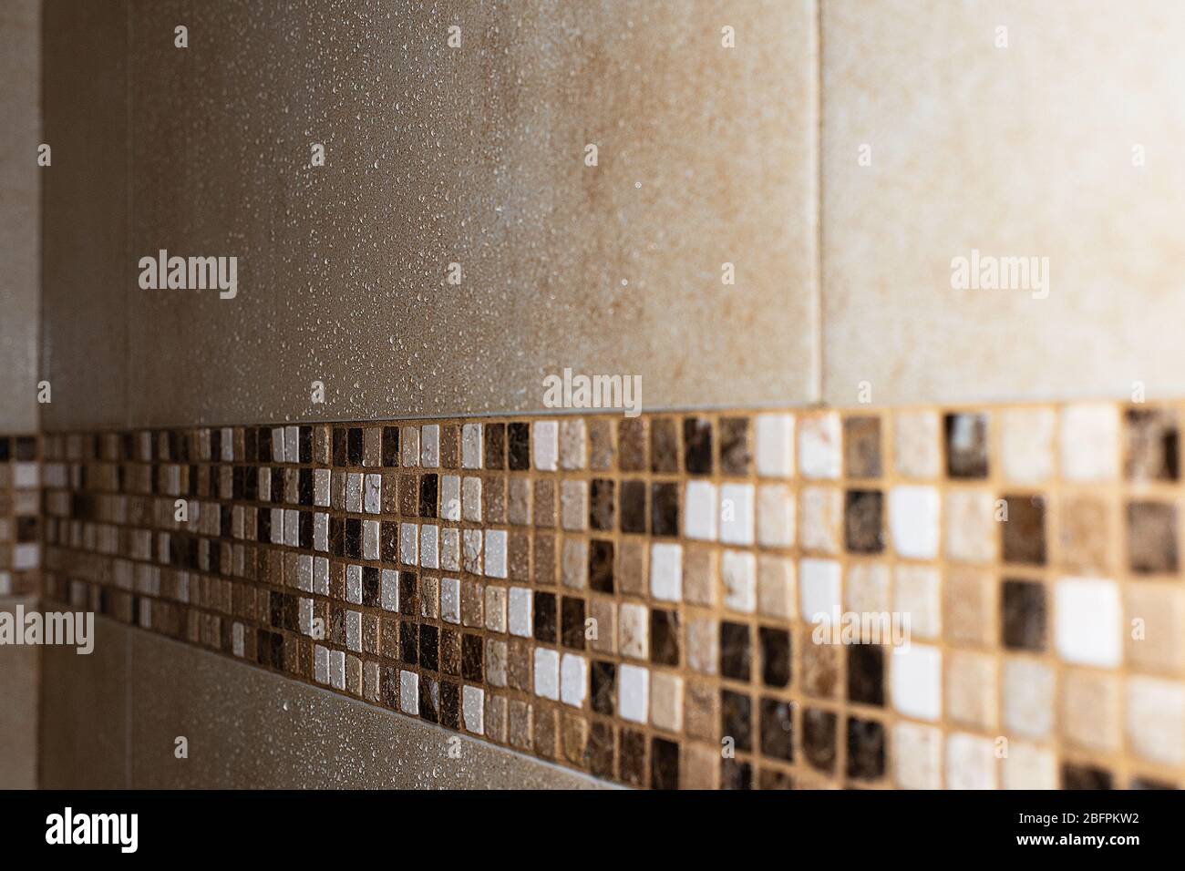 Brown square tiles hi-res stock photography and images - Alamy