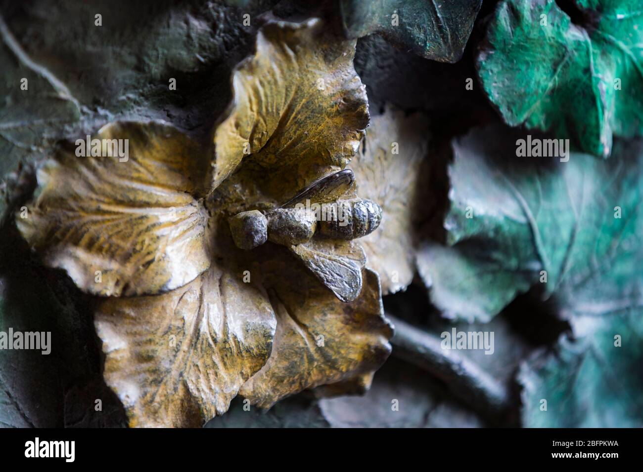 BARCELONA, SPAIN - 13 JANUARY 2018: Elements of insects, flowers, birds ...