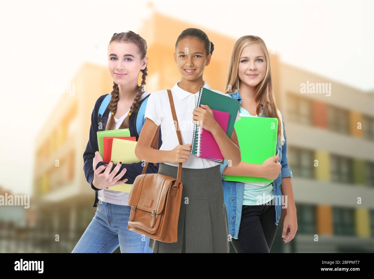 Children and school on background Stock Photo - Alamy