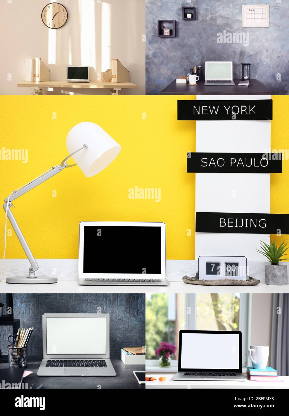Different ideas modern workplace hi-res stock photography and images ...