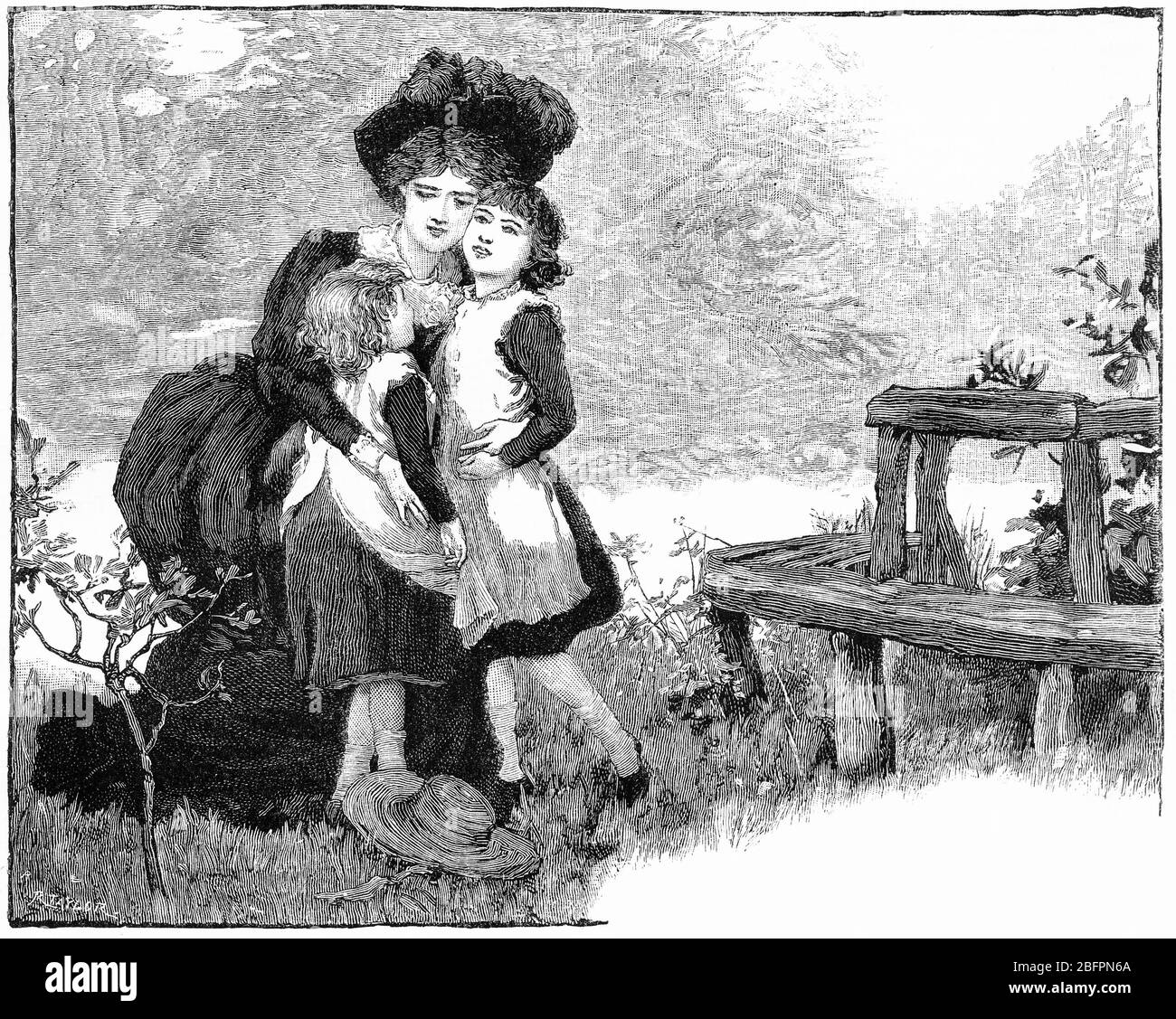 Victorian family england Cut Out Stock Images & Pictures - Alamy